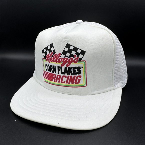 Kellog Company | Accessories | Vintage Kelloggs Corn Flakes Racing Hat ...